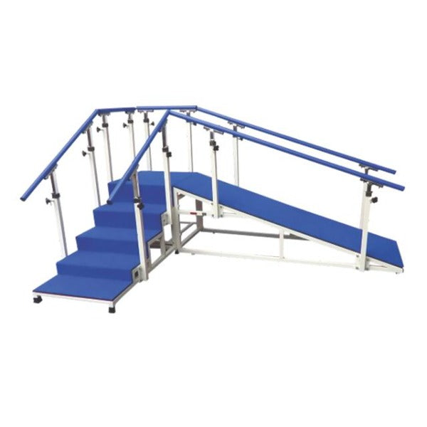 Metallic Corner Stair Case with Ramp Exercise Therapy